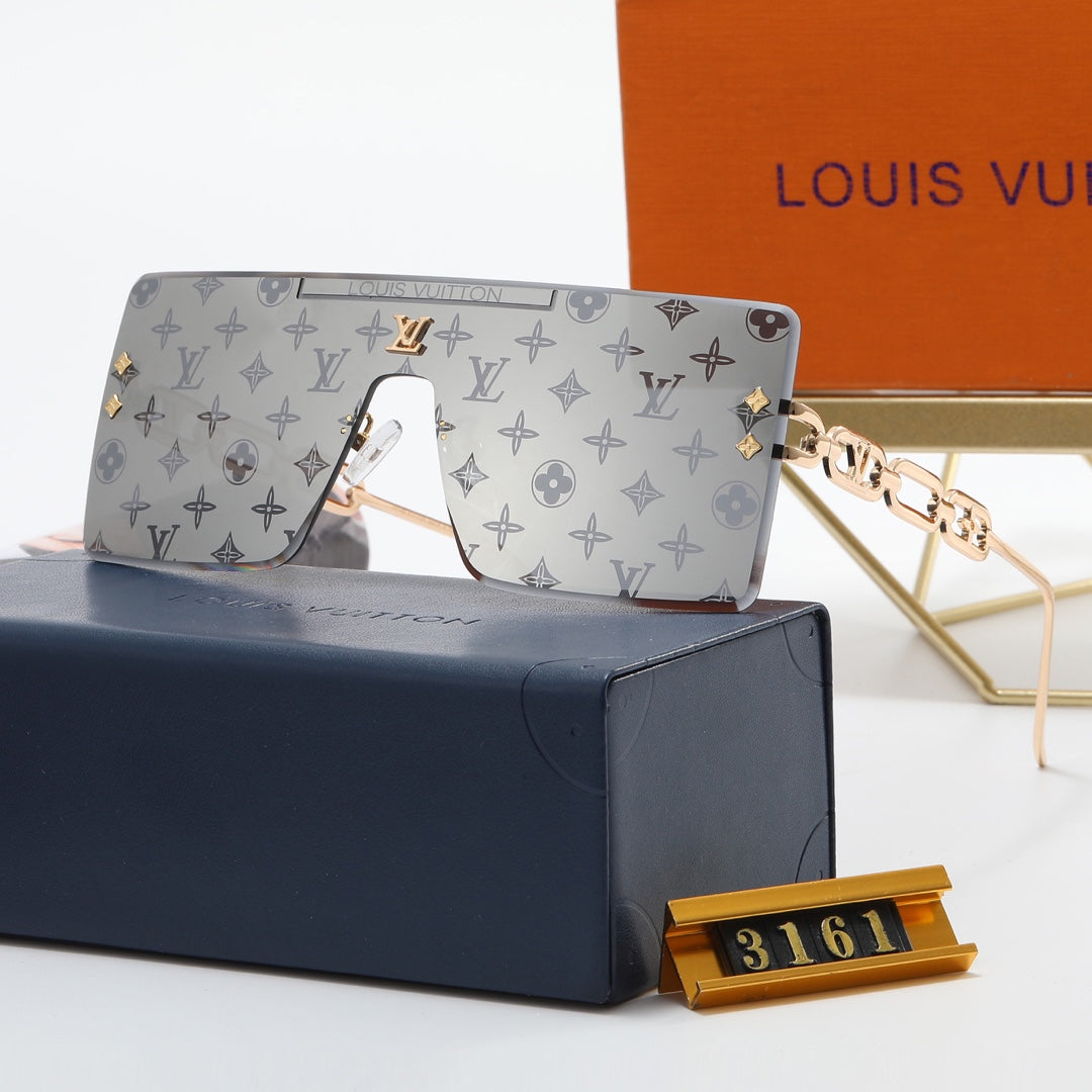 5 color fashion conjoined letters four-leaf clover lens polarized sung ...